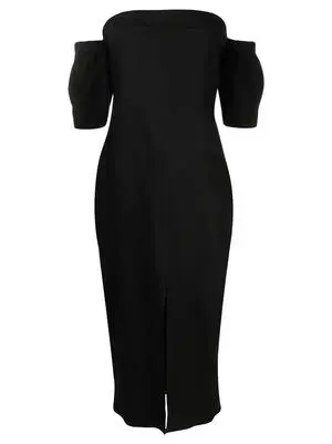Isabel Marant Étoile Stony Off-shoulder Midi Dress - Black