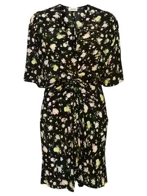 Zadig&Voltaire Rozom Floral-print Mini Dress - Black