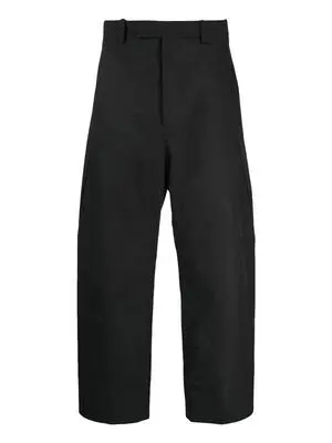 CRAIG GREEN Wide-leg Cropped Trousers - Black