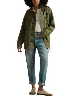 POLO RALPH LAUREN Polo Ralph Lauren Cotton Logo Patch Utility Jacket