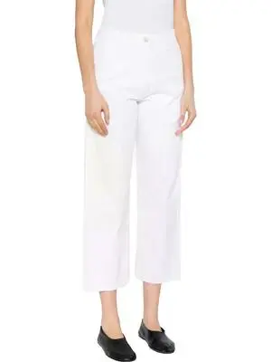 Fabiana Filippi High-rise Straight-leg Denim - White