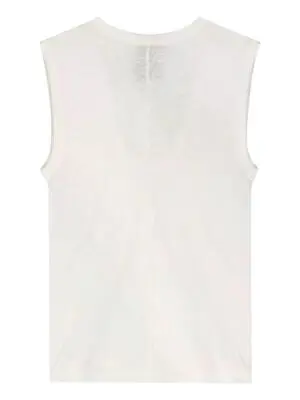 THOM KROM Linen-blend Tank Top - Neutrals