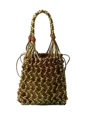 Prada Prada Small Noué Tote Bag Brown