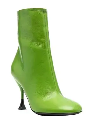 3JUIN Ankle-length Side-zip 100mm Boots - Green