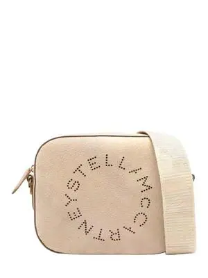 Stella McCartney Logo Perforated Camera Bag - Neutrals