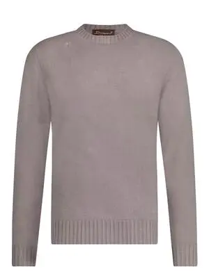 DORIANI CASHMERE Crew Neck Jumper - Brown