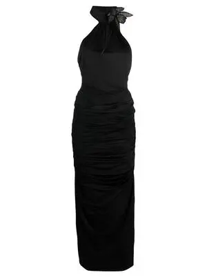 Giuseppe Di Morabito Halterneck Gown - Black