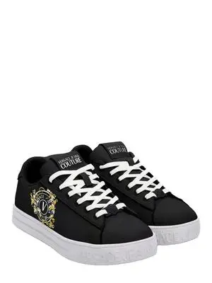Versace Versace Jeans Couture Logo Detail Sneakers Black
