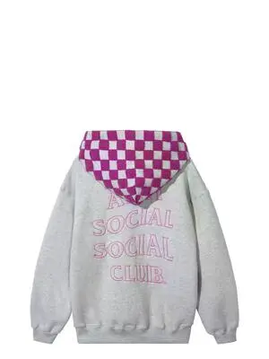 ANTI SOCIAL SOCIAL CLUB Checked Hoodie - Grey