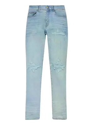 Amiri Mx1 Bandana Jacquard Jeans - Blue