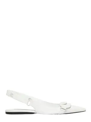 COURREGES Courrèges Racer Ballet Flats White
