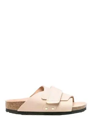 BIRKENSTOCK Birkenstock Kyoto Leather Sandals Neutrals