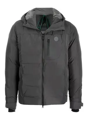 NORTH SAILS Quilted Hooded Puffer Jacket - Grey