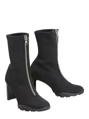 Alexander McQueen Zip-up Ankle Boots - Black