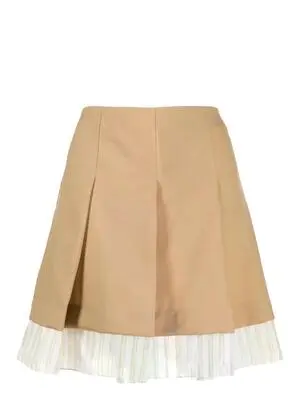 MARNI Marni Panelled Pleated Miniskirt