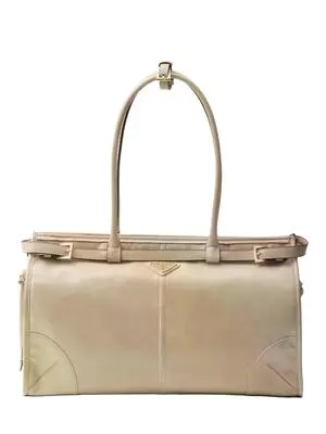 Prada Large Bonnie Tote Bag - Neutrals