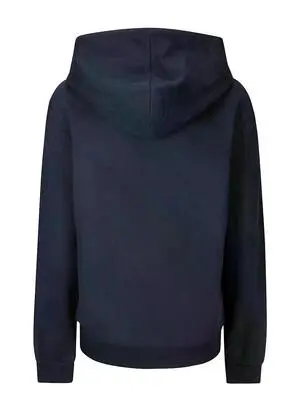 A.p.c. Logo Embroidered Hoodie - Blue
