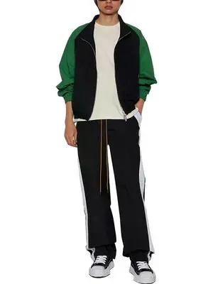 Rhude Colour-block Track Pants - Black