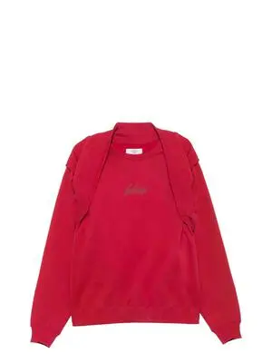 Martine Rose Celebration Crew Sweatshirt - Red