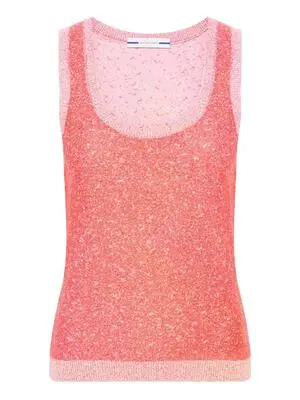 Jacob Cohen Jacob Cohën Speckle-Knit Tank Top Red