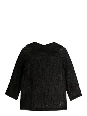 Shiatzy Chen Jacquard Silk Jacket - Black