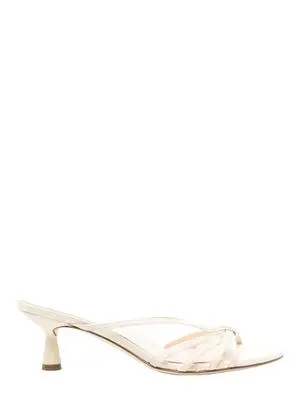 AeydĒ 50mm Leather Sandals - Neutrals