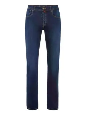 BILLIONAIRE Low-rise Straight-leg Jeans - Blue
