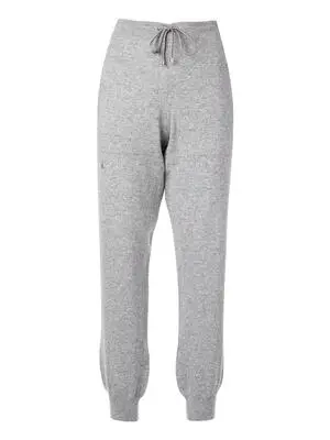 BARRIE Cashmere Drawstring Track Pants - Grey