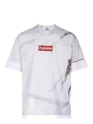 Supreme X Mm6 Maison Margiela Box Logo T-shirt - White