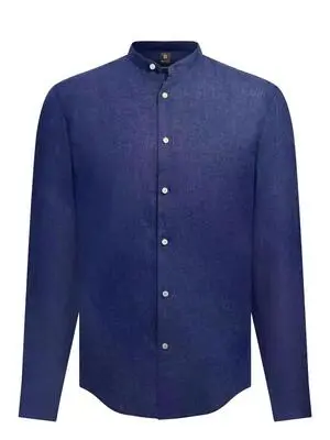 Boggi Milano Linen Shirt - Blue