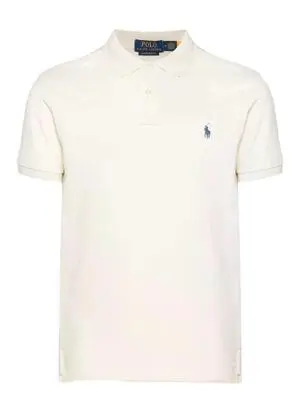 Polo Ralph Lauren Polo Pony Piqué Polo Shirt - Neutrals