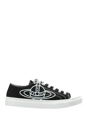 VIVIENNE WESTWOOD Orb Logo Low-top Sneakers - Black