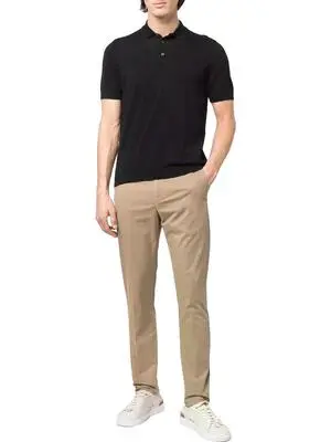 DRUMOHR Short-sleeve Polo Shirt - Black