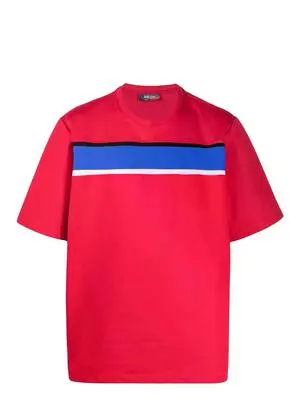 JUST DON Striped Band Short-sleeve T-shirt