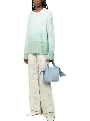 Acne Studios Knot Detail Tote Bag - Blue