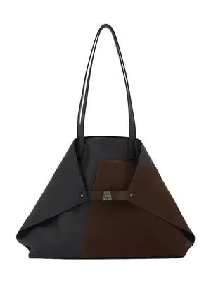 Akris Ai Medium Tote Bag - Brown