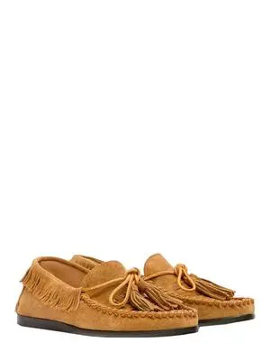 Isabel Marant Étoile Fitza Loafers With Fringe Detailing - Brown