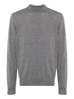 J. Lindeberg J.Lindeberg Korman Mock Neck Sweater Grey