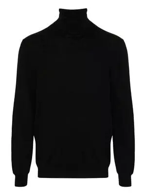 ZANONE Fine-knit Sweater - Black