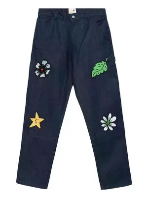 SKY HIGH FARM WORKWEAR Embroidered Jeans - Blue
