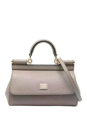Dolce & Gabbana Dolce & Gabbana Small Sicily Tote Bag Brown