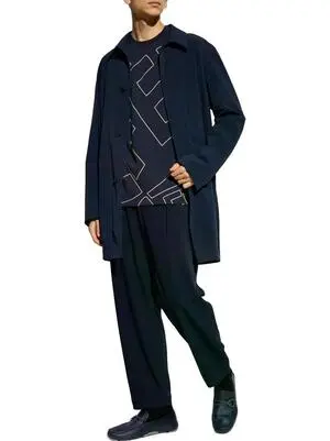 Paul Smith Single-breasted Coat - Blue