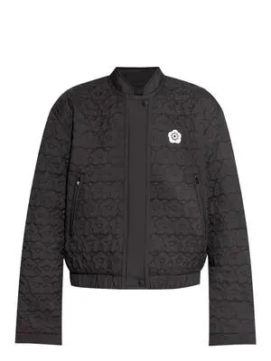 Kenzo Floral Quilted Bomber Jacket - Black