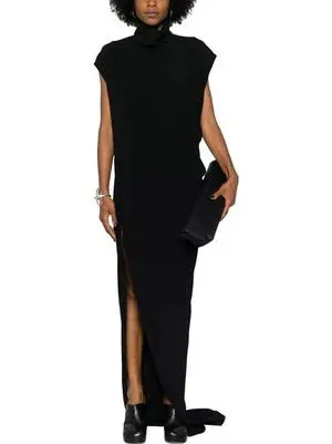 Rick Owens Asymmetric Maxi Dress - Black