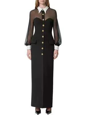 Versace Maxi Dress - Black