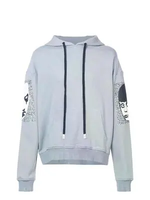 HACULLA. Pray For Revolution" Hoodie - Grey