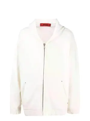 424 424 Zip-Up Wool-Blend Hoodie