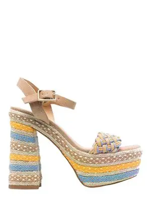 CASTAÑER Castañer 140mm Anne Braided Platform Sandals