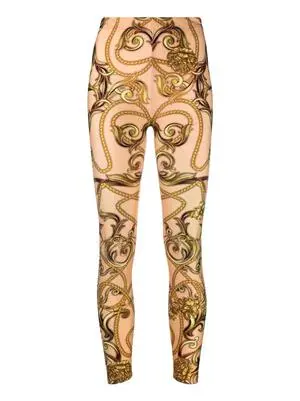 Philipp Plein New Baroque Print Leggings - Neutrals