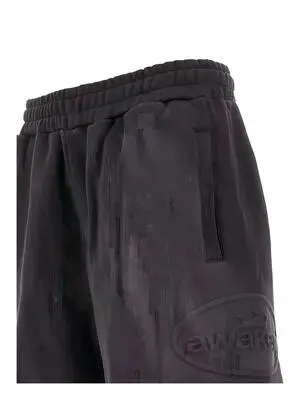 AWAKE NY Embossed-logo Shorts - Black